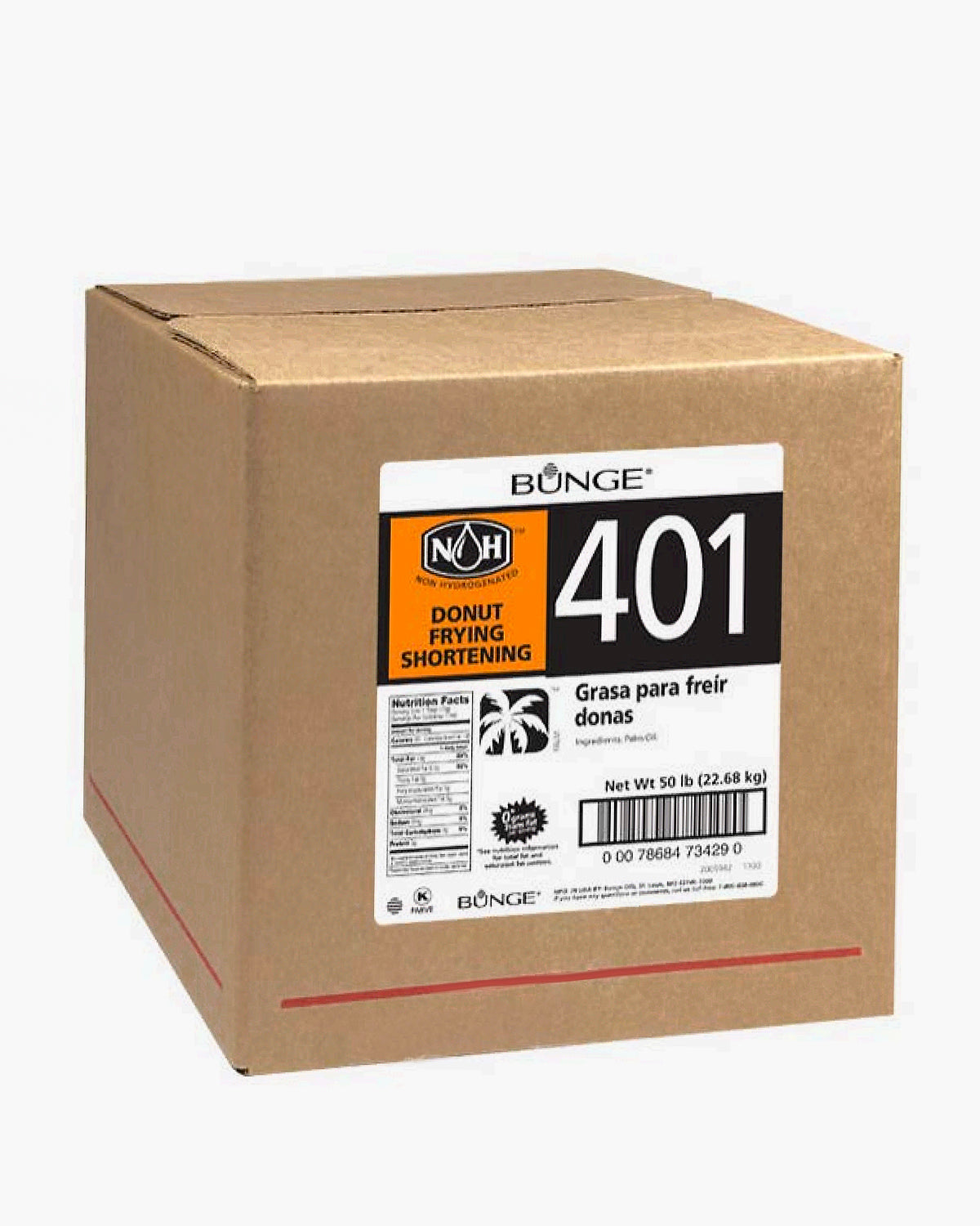 Shortening Donut Fry 401 Palm 50 LBS - Bunge – Lone Star Supply